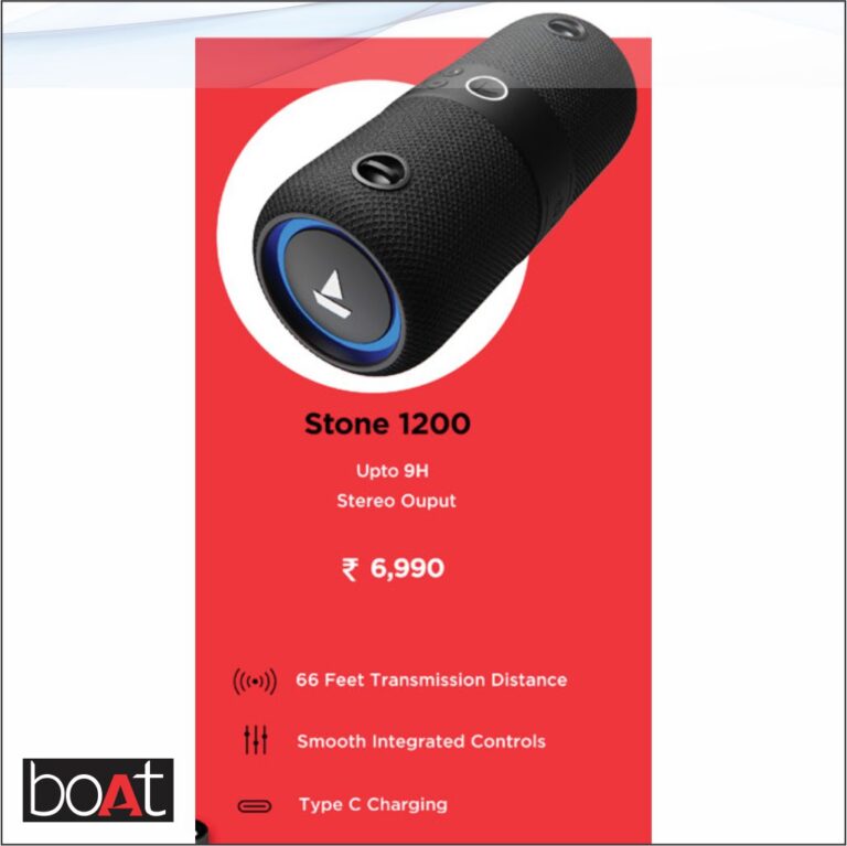 Boat Stone 1200 – Newgenn India