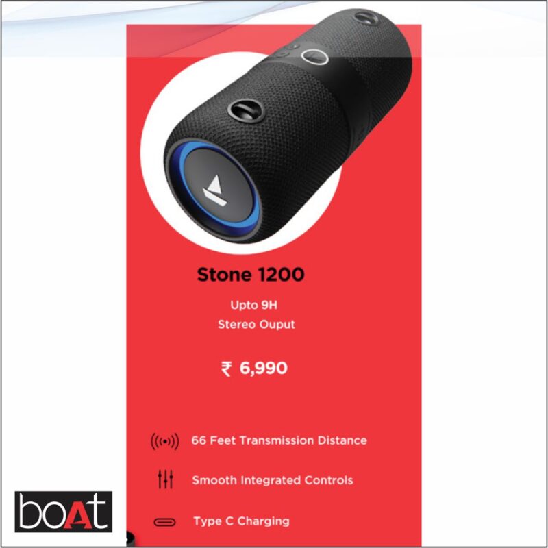 Boat Stone 1200 – Newgenn India