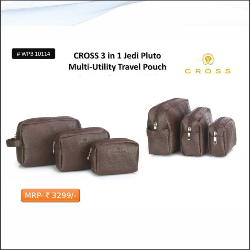 Cross 3 in 1 Multi-Utility Travel Pouch – Newgenn India